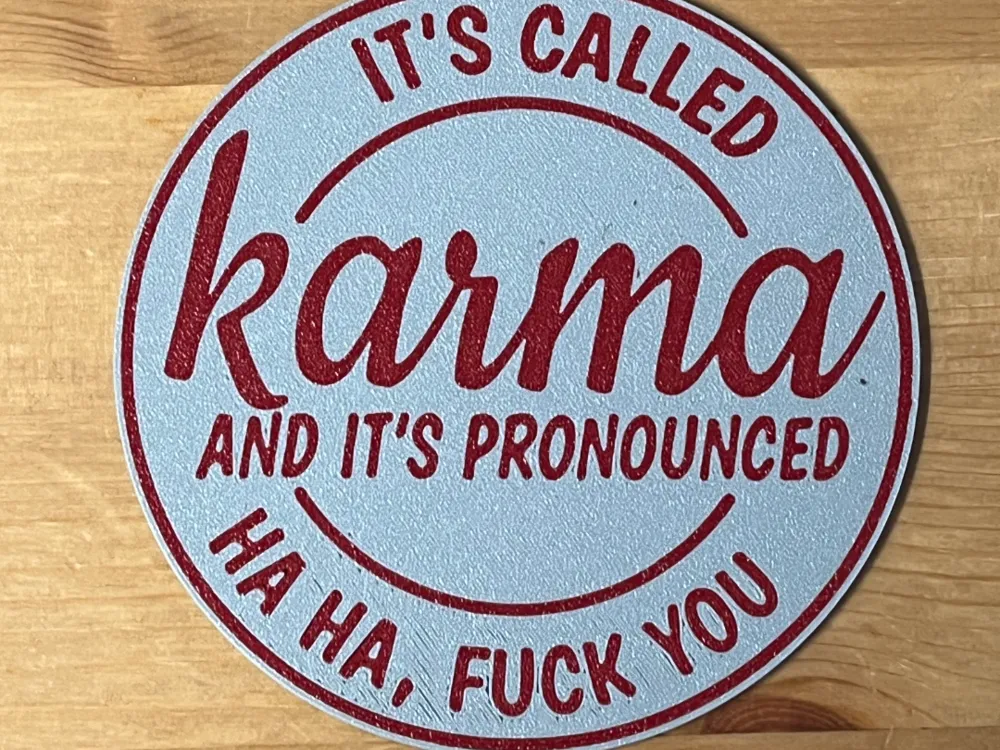 karma coaster by Morganja MakerWorld: Download Free 3D Models
