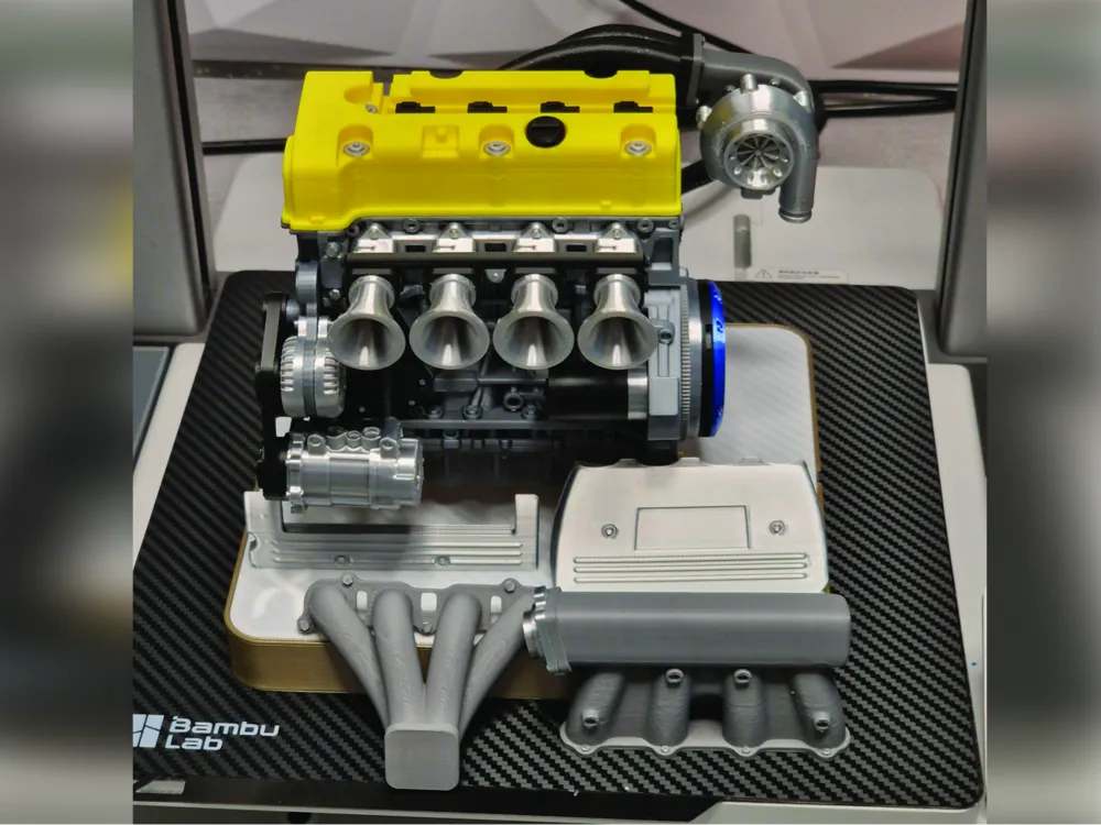 Tribute to the legendary K20A engine (1/5 scale) by Danko_Creates ...