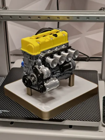 Tribute to the legendary K20A engine (1/5 scale) by Danko_Creates ...