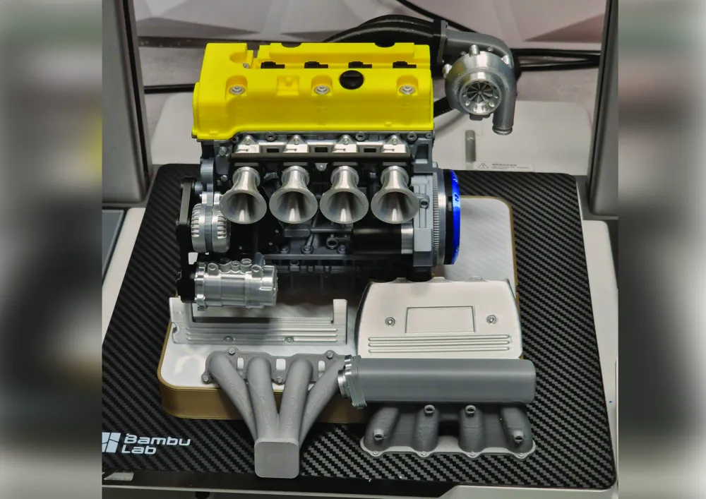 Tribute to the legendary K20A engine (1/5 scale) by Danko_Creates ...