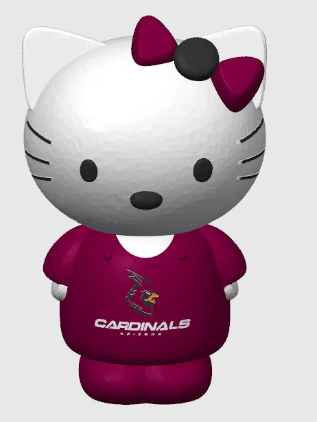 Hello Kitty NFL - Free 3D Print Model - MakerWorld