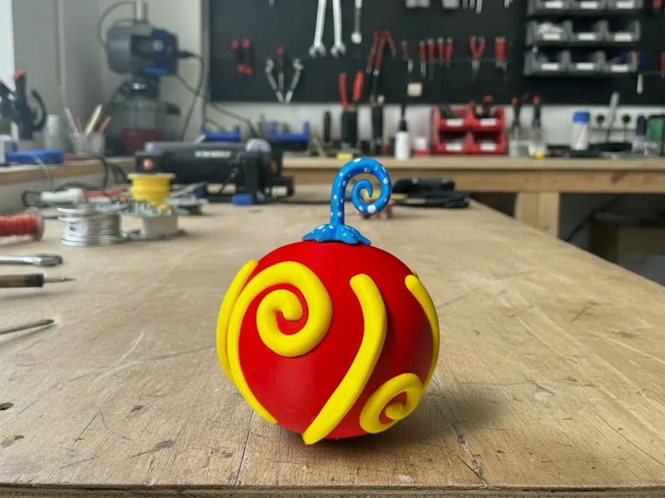 Lick-Lick Devil Fruit - Free 3D Print Model - MakerWorld