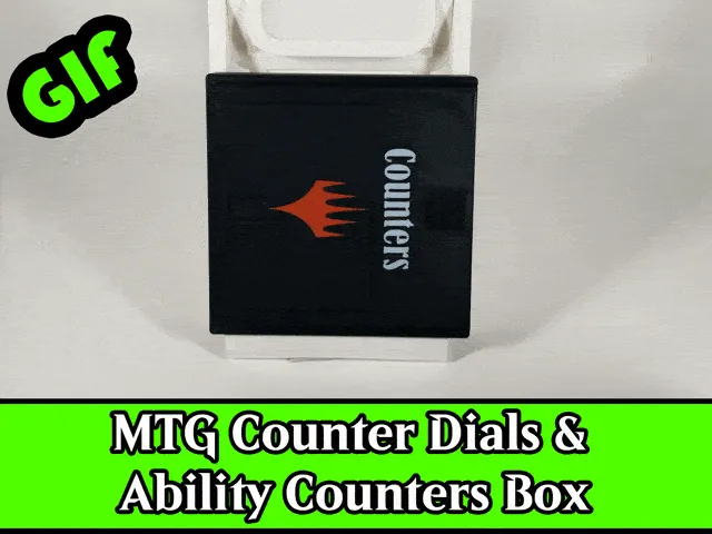 MTG Counter Dials & Ability Tiles Box - Free 3D Print Model - MakerWorld