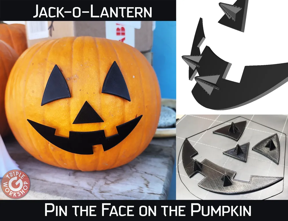 Jack-o-Lantern - Pin the Face on the Pumpkin by TripleGWorkshop ...