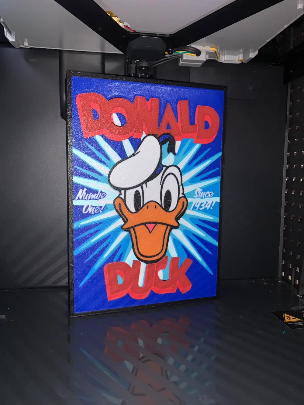Donald Duck LED Lightbox by gare-sb - MakerWorld