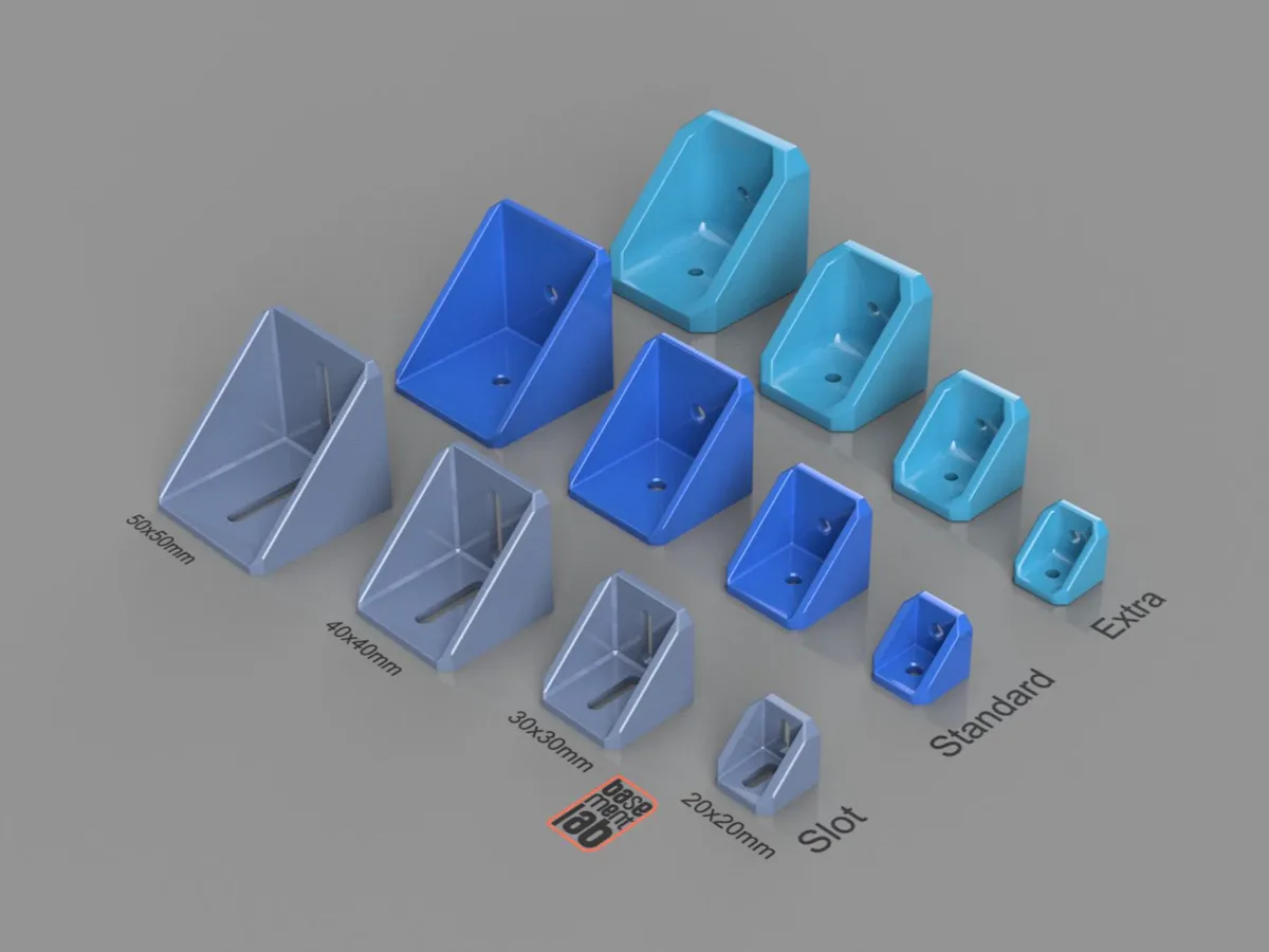 Reinforced angle bracket 90° - Collection - by BasementLAB MakerWorld ...