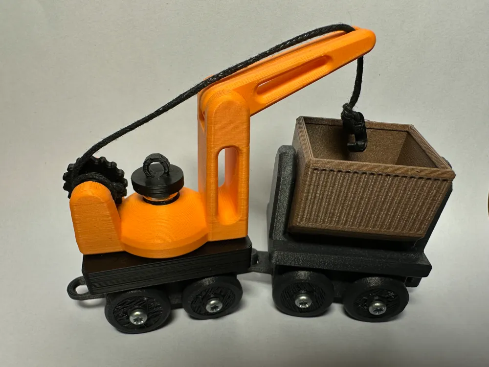 Tiny Train Tipping Wagon by MatBoz824 - MakerWorld