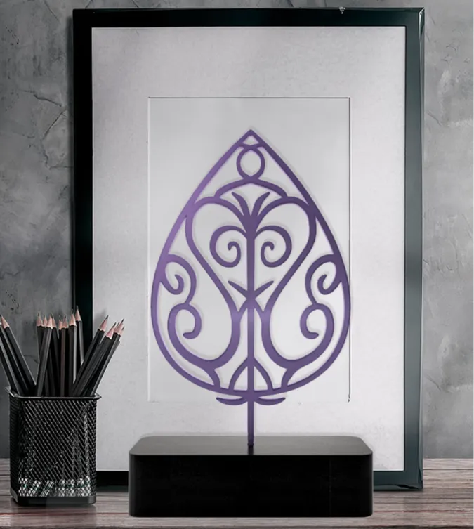 Tribal Leaf Decoration by TriDee Design - MakerWorld