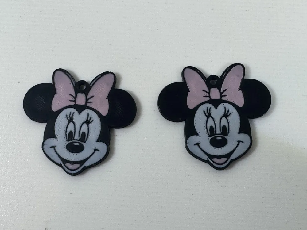Minnie Mouse Earrings - Free 3D Print Model - MakerWorld