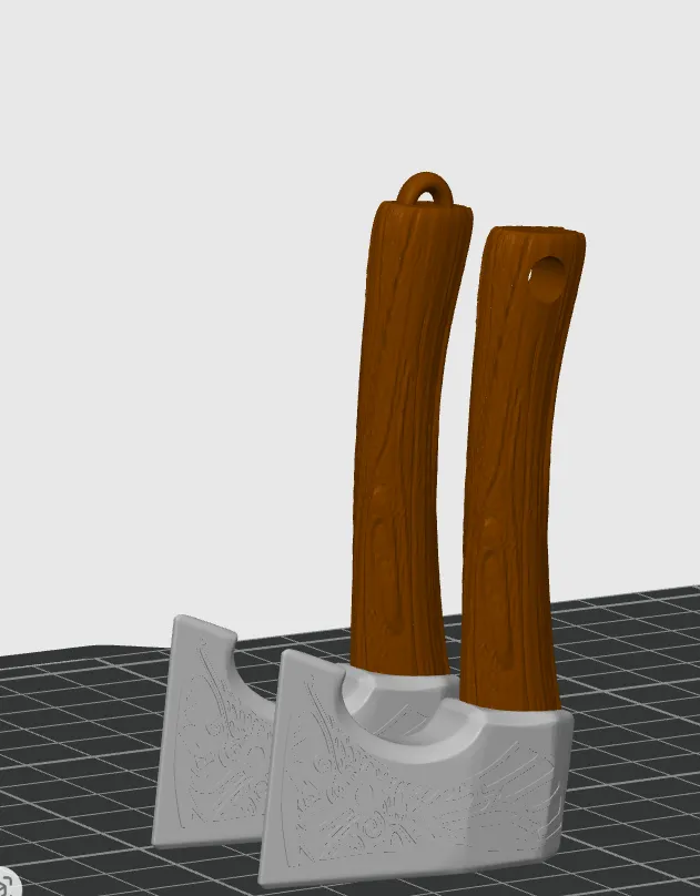 Viking Axe Keychain by CL3D PRINTING MakerWorld: Download Free 3D Models