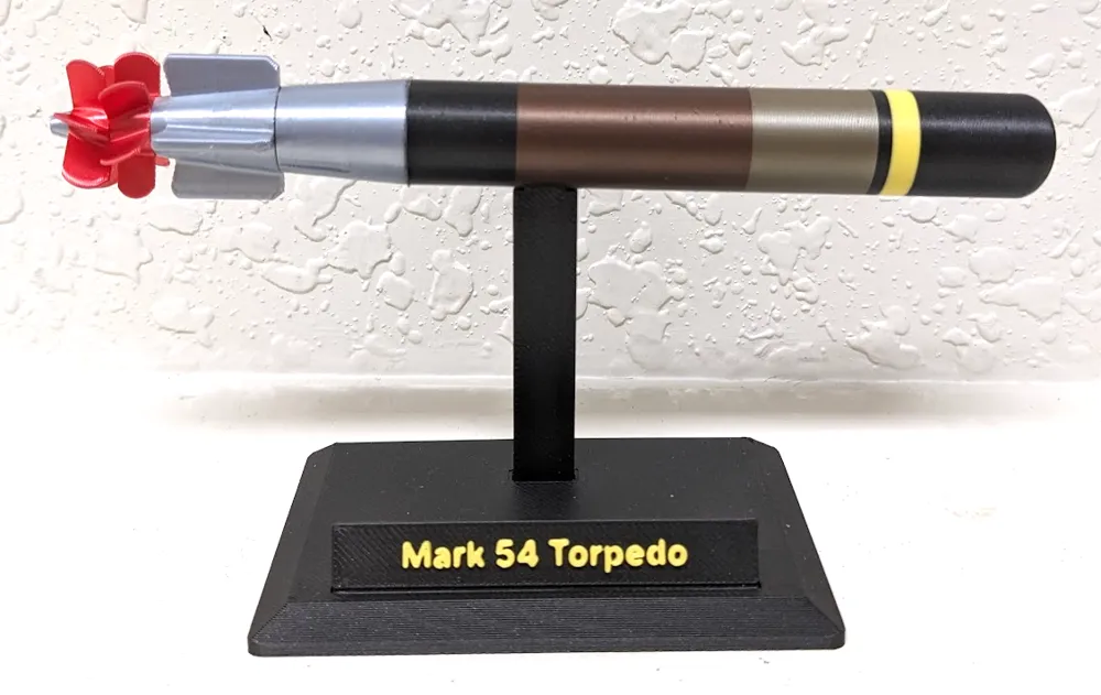 Mk 54 Torpedo | Movable Propellers | US Navy by Rexi Labs - MakerWorld