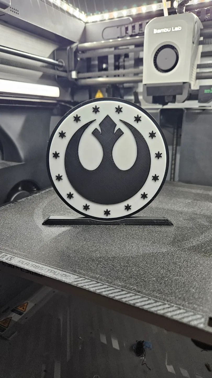 Star Wars New Republic Logo by 5kyrunn3r - MakerWorld