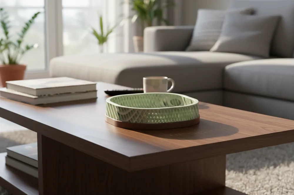 Modern Style Desktop Fruit Plate - Free 3D Print Model - MakerWorld