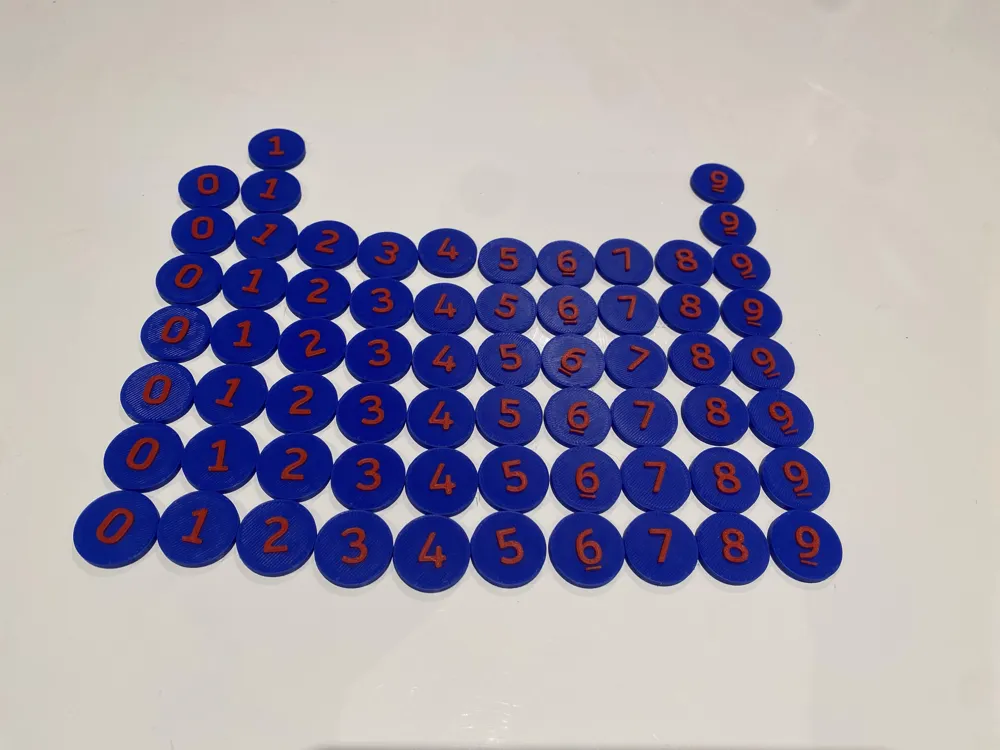 Addition with Regrouping Work Board - Free 3D Print Model - MakerWorld