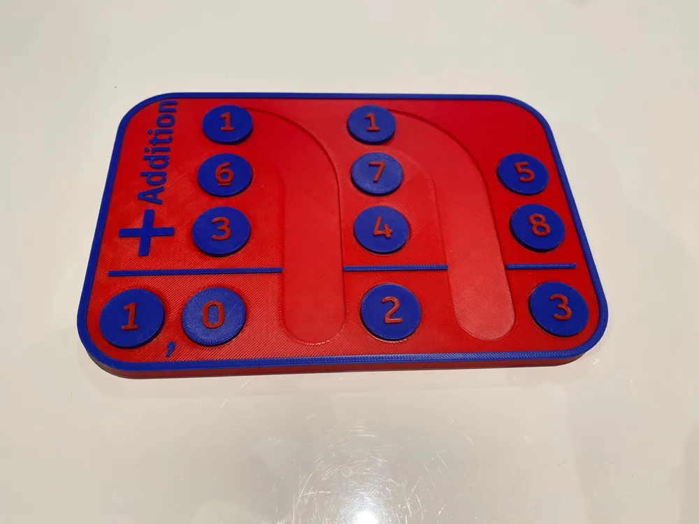Addition with Regrouping Work Board - Free 3D Print Model - MakerWorld