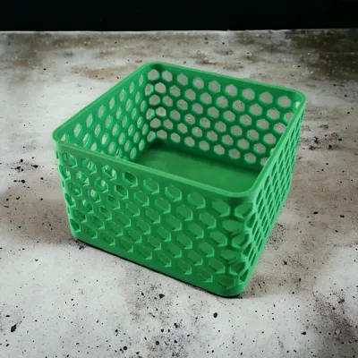 Organizer hexagon box (stackable) - Free 3D Print Model - MakerWorld