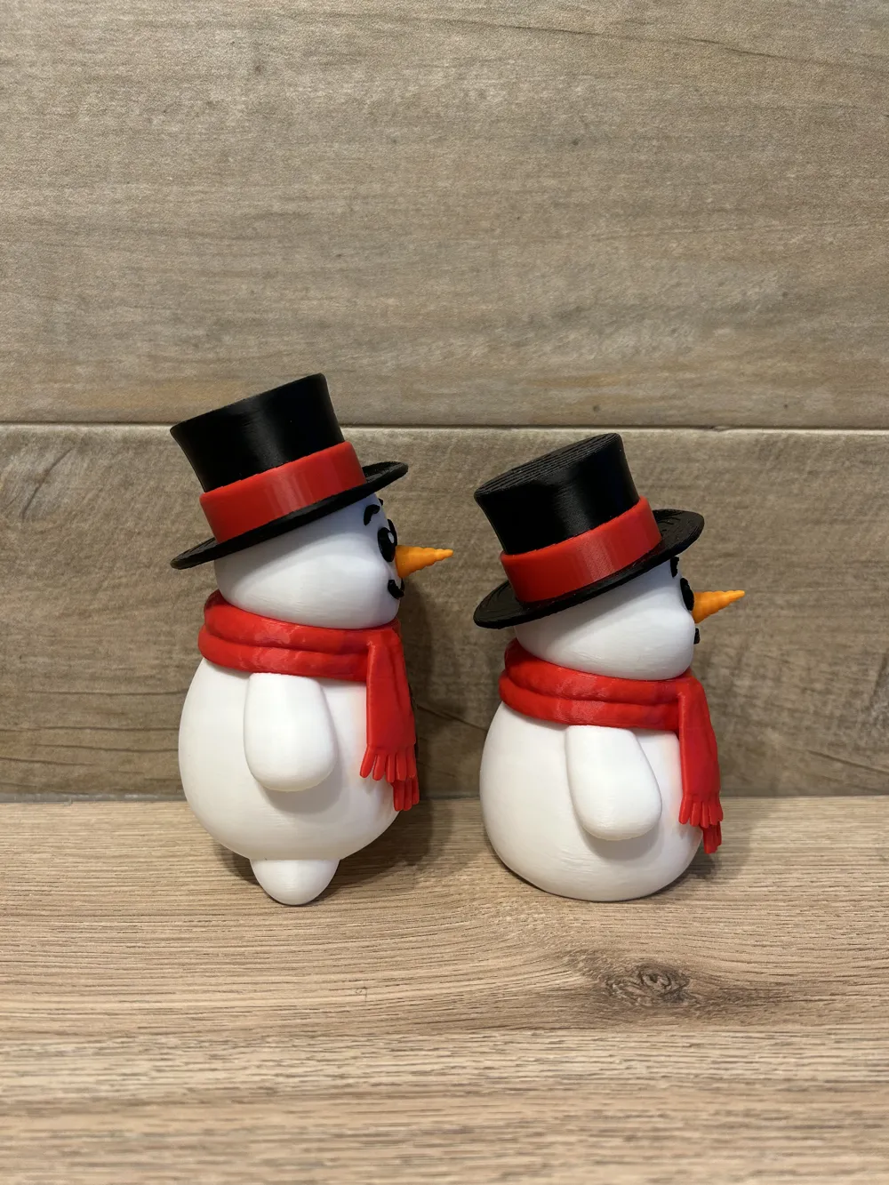 Snowmen - No AMS - Free 3D Print Model - MakerWorld
