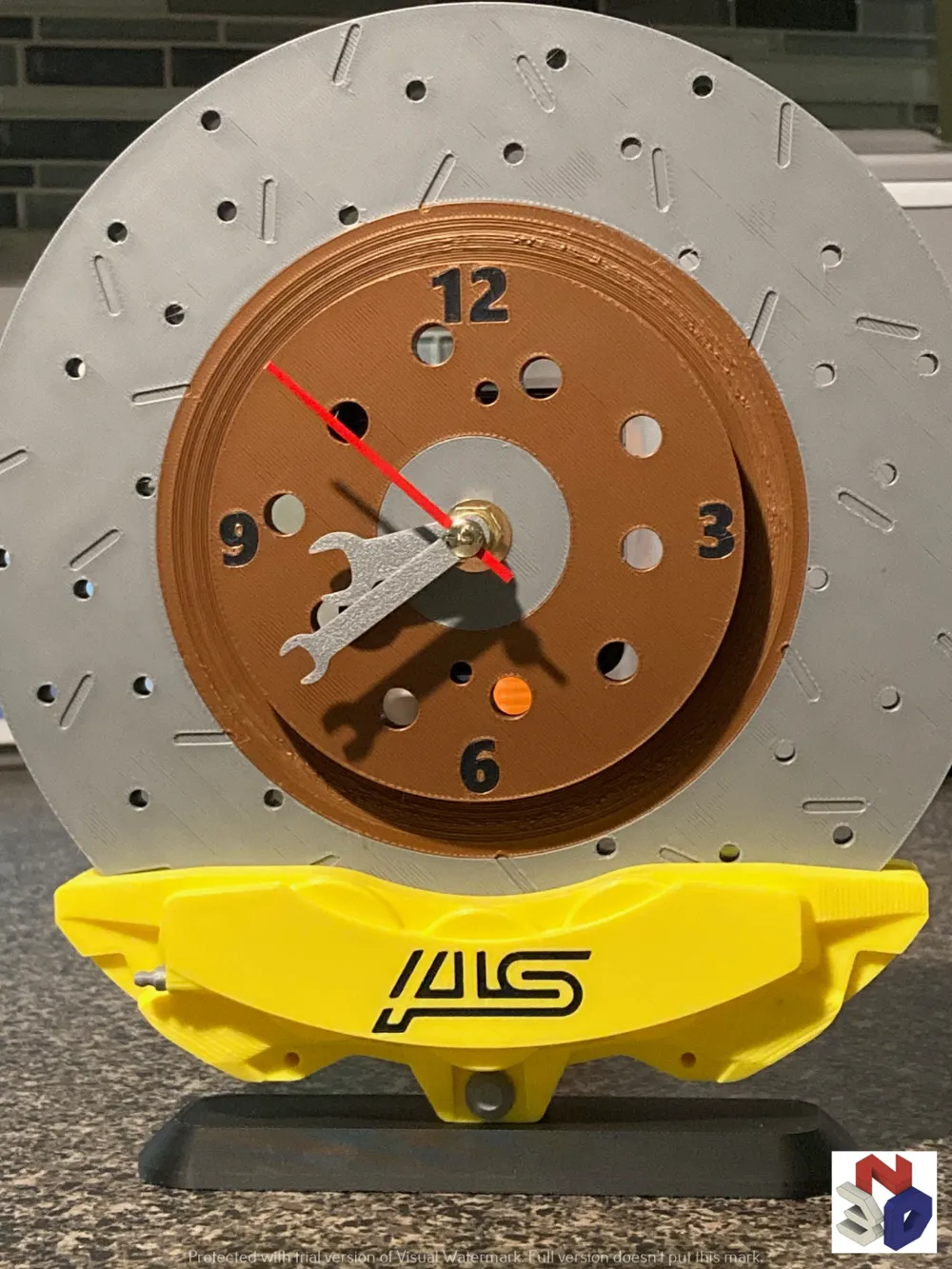 Subaru WRX STI Brembo Clock with DBA 4000 Rotor by N3DMakerWorld ...