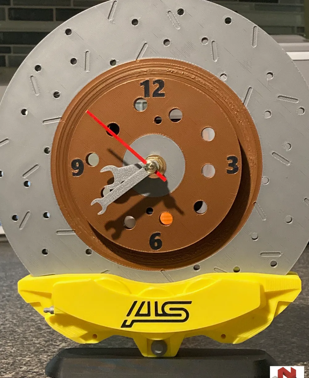 Subaru WRX STI Brembo Clock with DBA 4000 Rotor by N3DMakerWorld ...