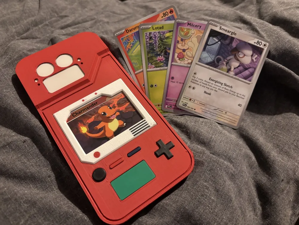 Pokedex Phone Deco - Free 3D Print Model - MakerWorld