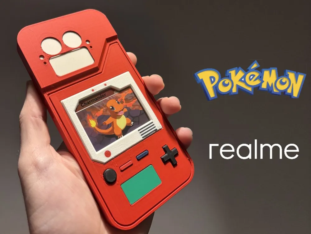 Pokedex Phone Deco - Free 3D Print Model - MakerWorld