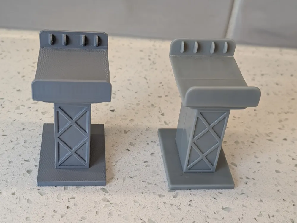 Wood track riser - bridge support - hotwheels - Free 3D Print Model ...