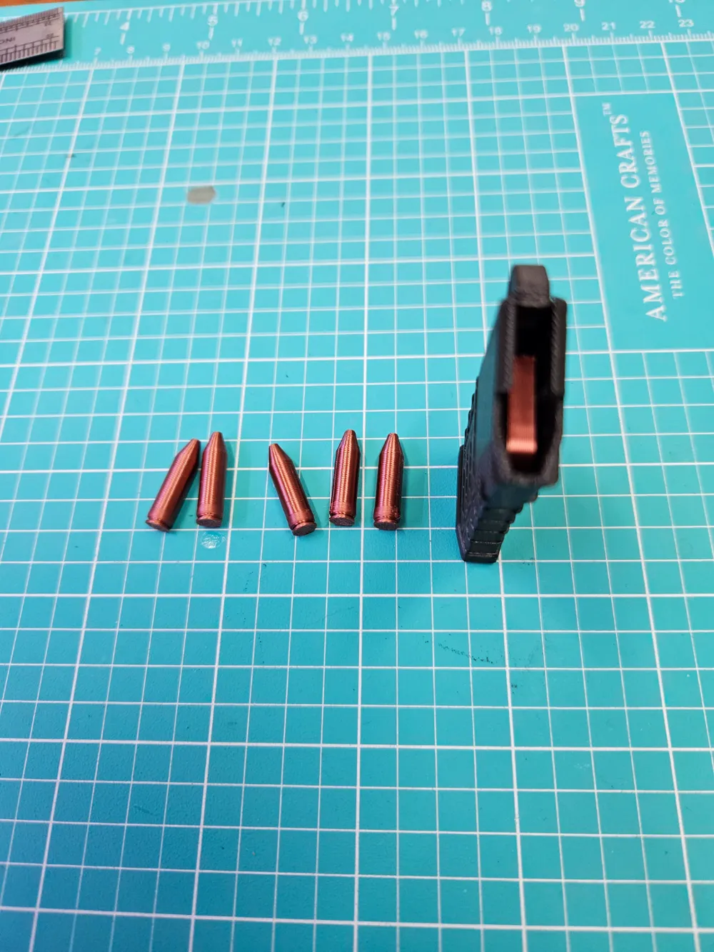 AR15 style mag keychain with 5 loadable bullets by Captain_May - MakerWorld