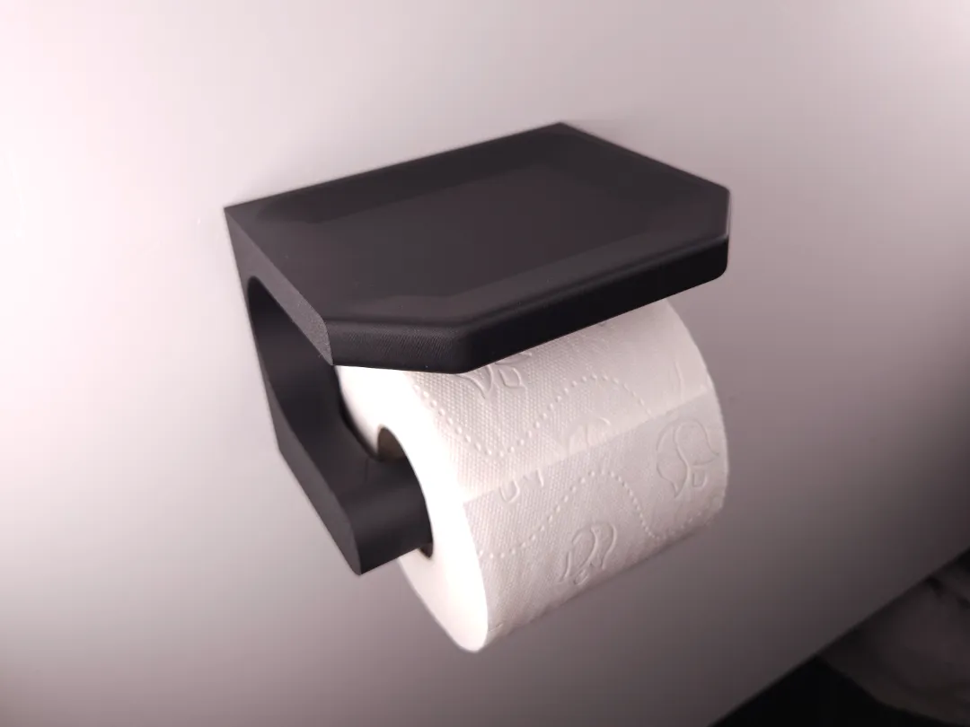 Wall-Mounted Toilet Roll Shelf - Free 3D Print Model - MakerWorld