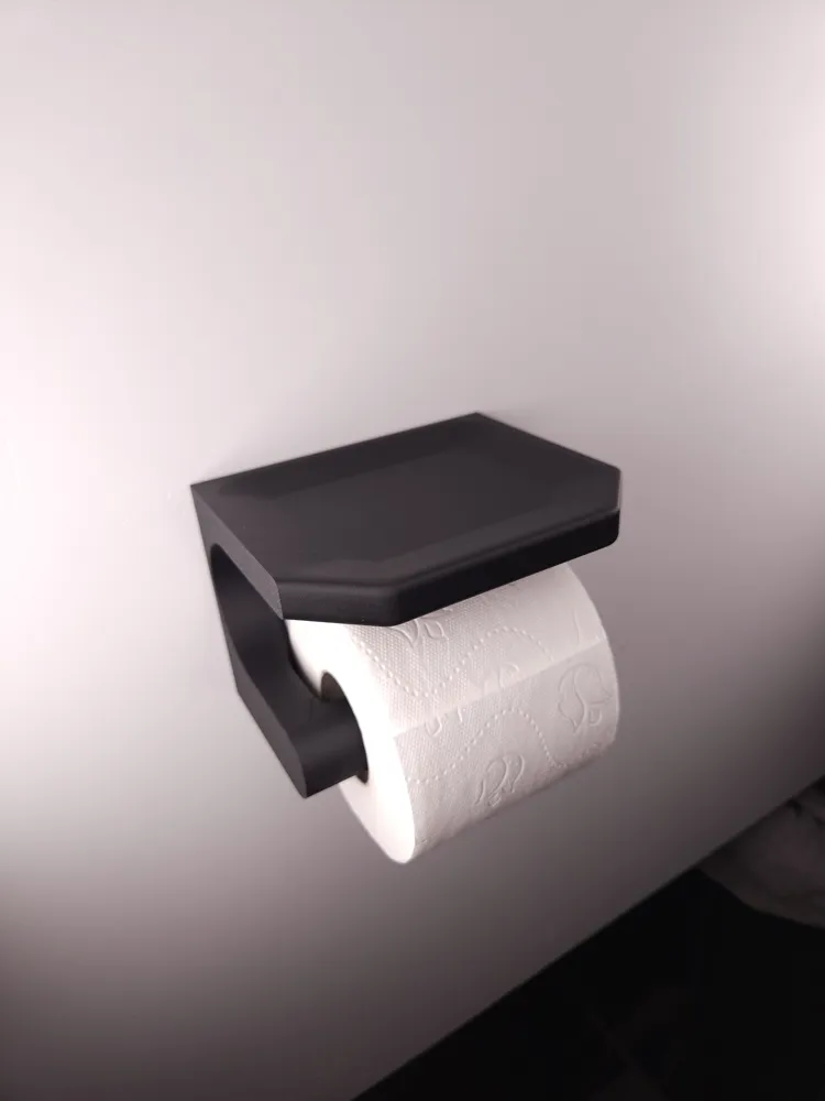 Wall-Mounted Toilet Roll Shelf - Free 3D Print Model - MakerWorld
