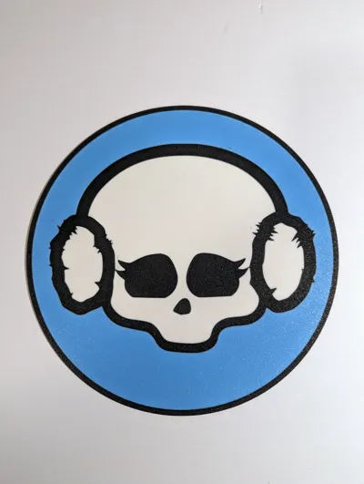 Monster High Skullette Bordered Wall Plaque Flat by slicenextrude ...