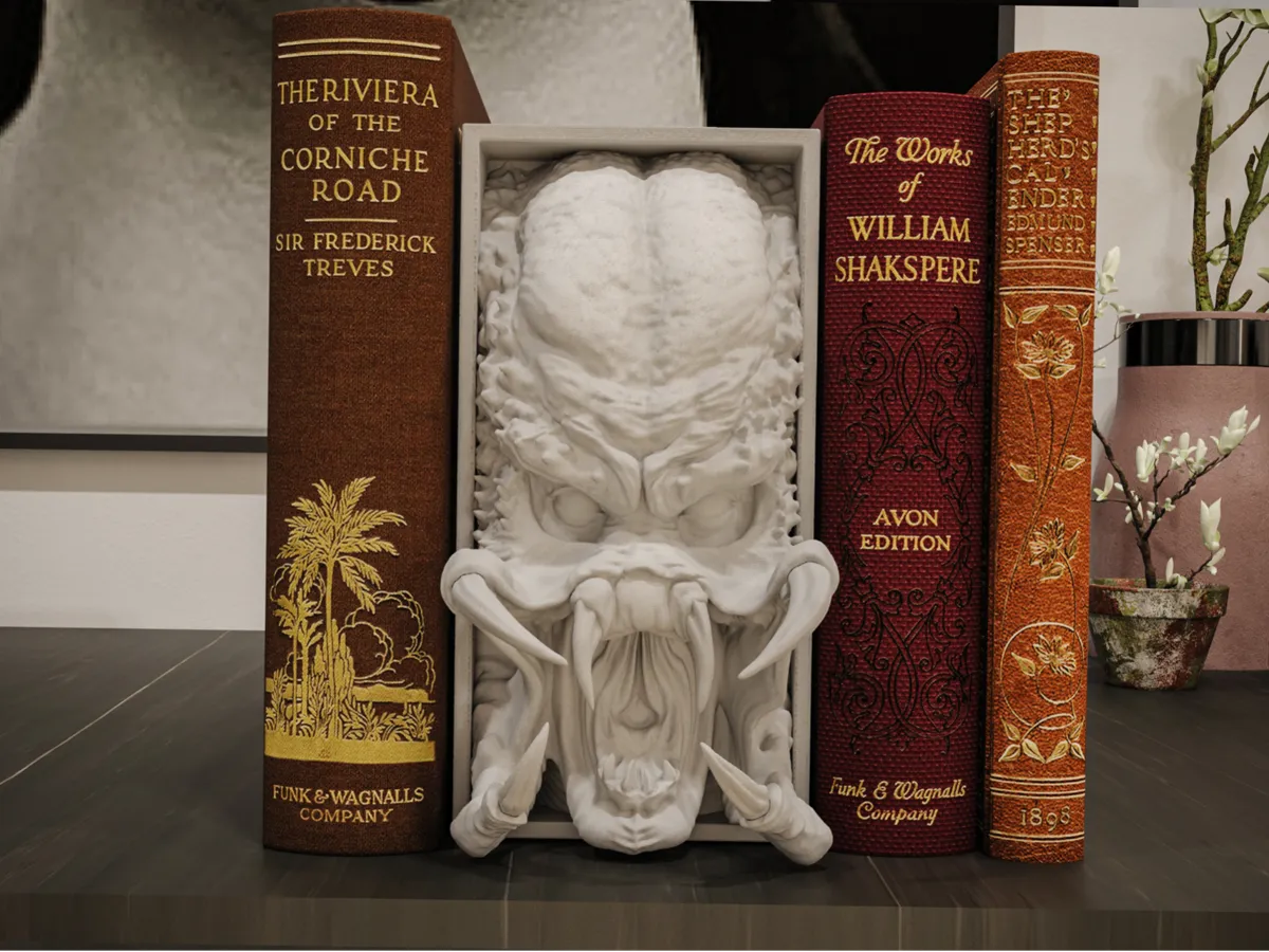 Predator Book Nook and Wall Mount - Free 3D Print Model - MakerWorld