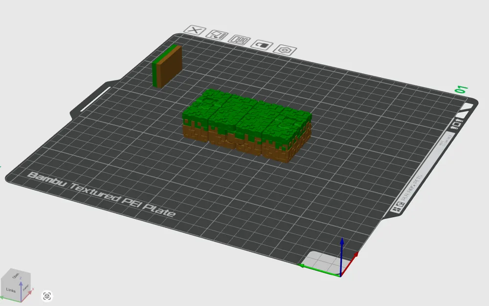 Minecraft Grass Fidget Cube - Free 3D Print Model - MakerWorld
