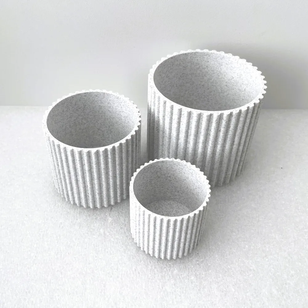 Mini Fluted Planter set by HOUSE AND GARDEN LIVING - MakerWorld