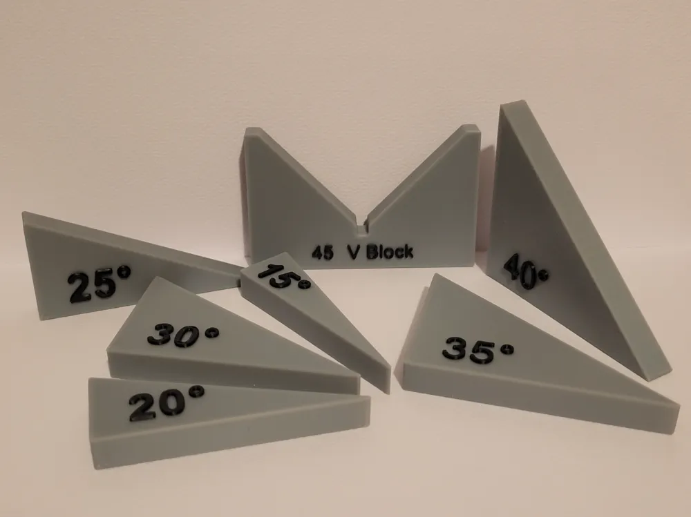 Precision Angle + V-Blocks - Multi Angle Supports by DCXY MakerWorld ...