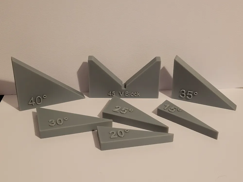 Precision Angle + V-Blocks - Multi Angle Supports by DCXY - MakerWorld