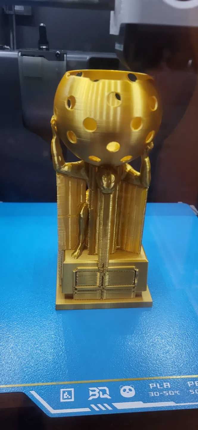 Pickleball Trophy with Swappable Name Plates - Free 3D Print Model ...