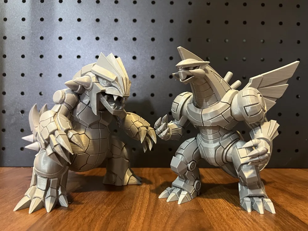 Mecha Pokemon Series Groudon Full Statue - Free 3D Print Model - MakerWorld
