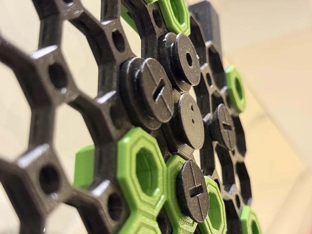 Raised Multiconnect - connector for multiboard v2 - Free 3D Print Model ...