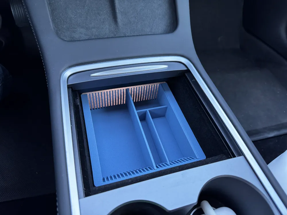 Tesla 3|Y Center Console Tray - Modular | Backlit - Free 3D Print Model ...