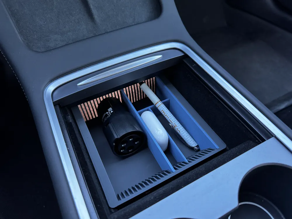Tesla 3|Y Center Console Tray - Modular | Backlit - Free 3D Print Model ...