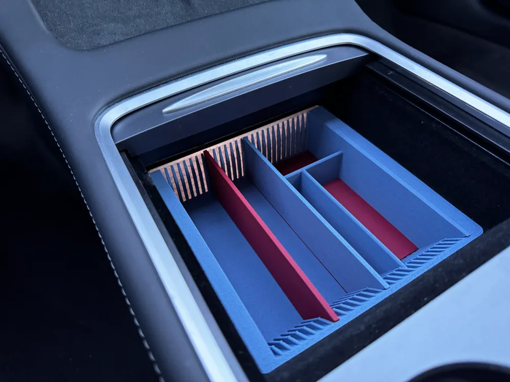 Tesla 3|Y Center Console Tray - Modular | Backlit - Free 3D Print Model ...