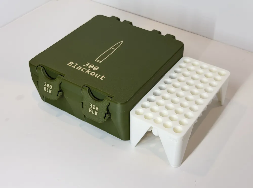 Ammo Box - 300 Blackout - 100 Rounds - Free 3D Print Model - MakerWorld