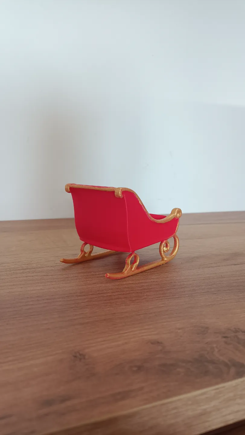 Christmas sleigh by velkan MakerWorld: Download Free 3D Models