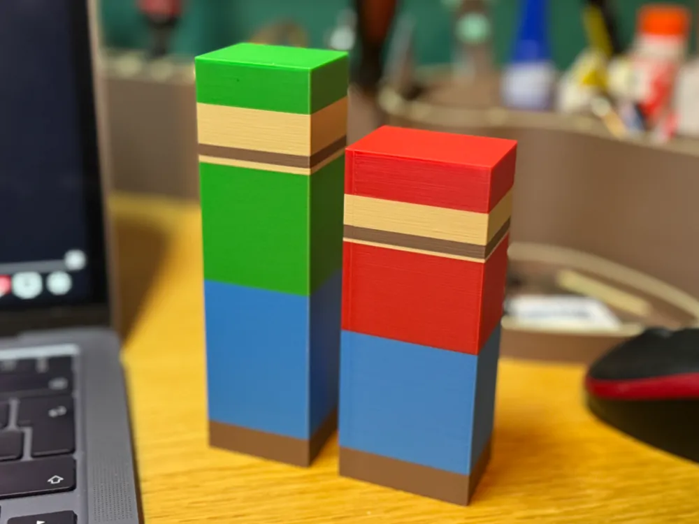 Mario and Luigi Blocks by Phil3DPrints - MakerWorld