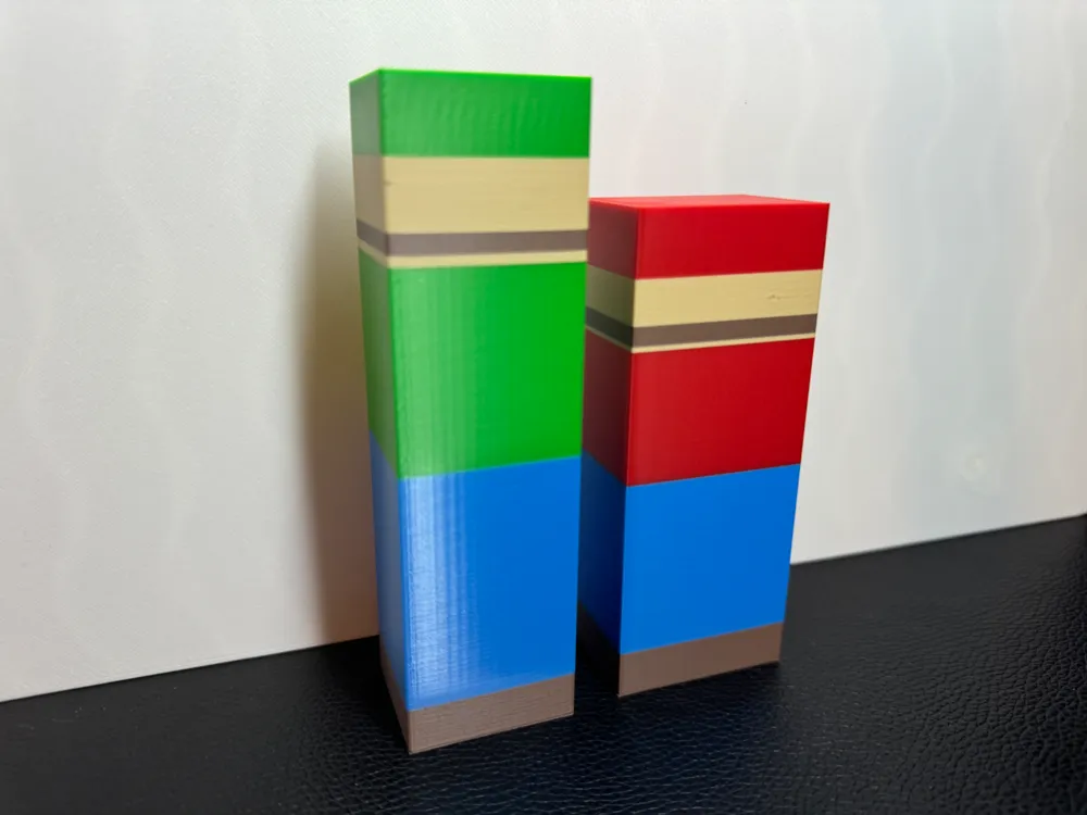 Mario and Luigi Blocks by Phil3DPrints - MakerWorld