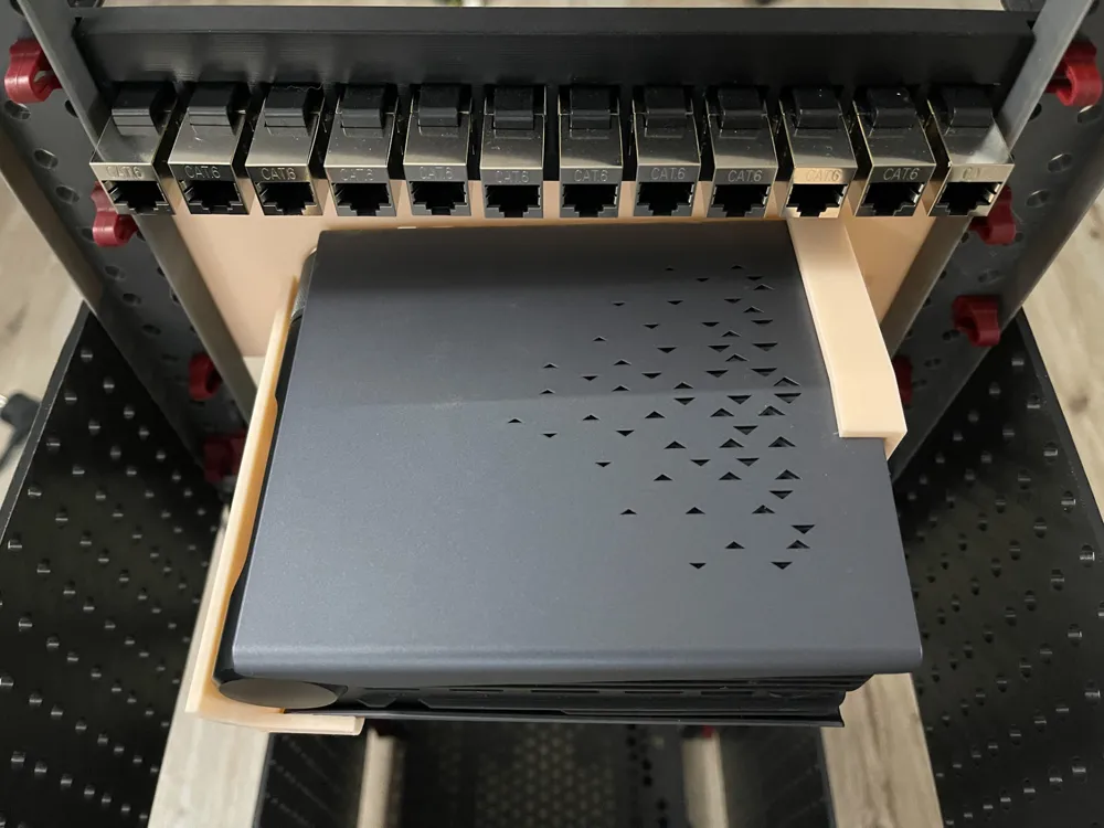 10" Rack Mount (2U) for AceMagic AMR5 mini PC by Ratler - MakerWorld