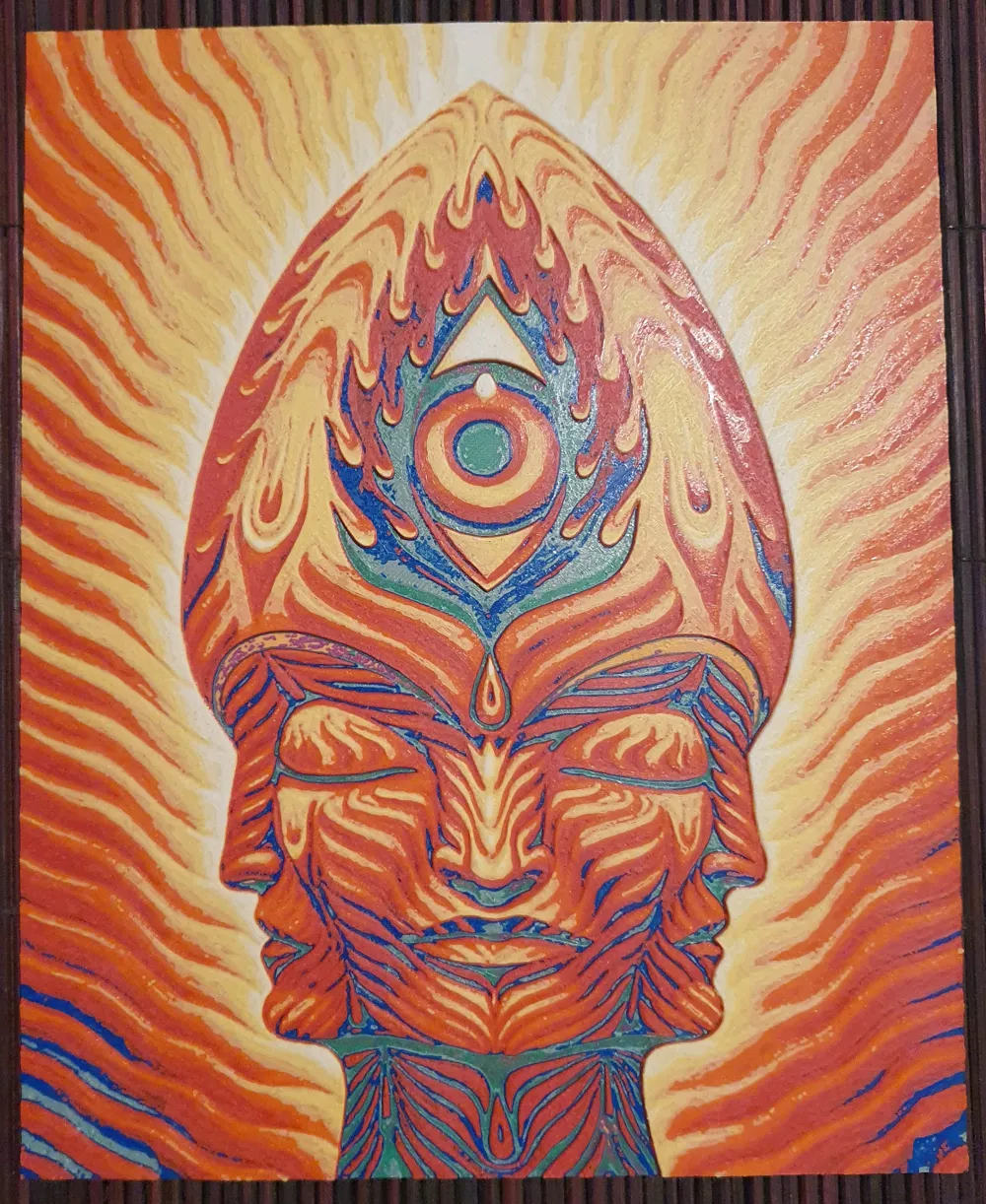 Alex Grey "Sol Invictus" Hueforge - 10 colour by Wheezy - MakerWorld