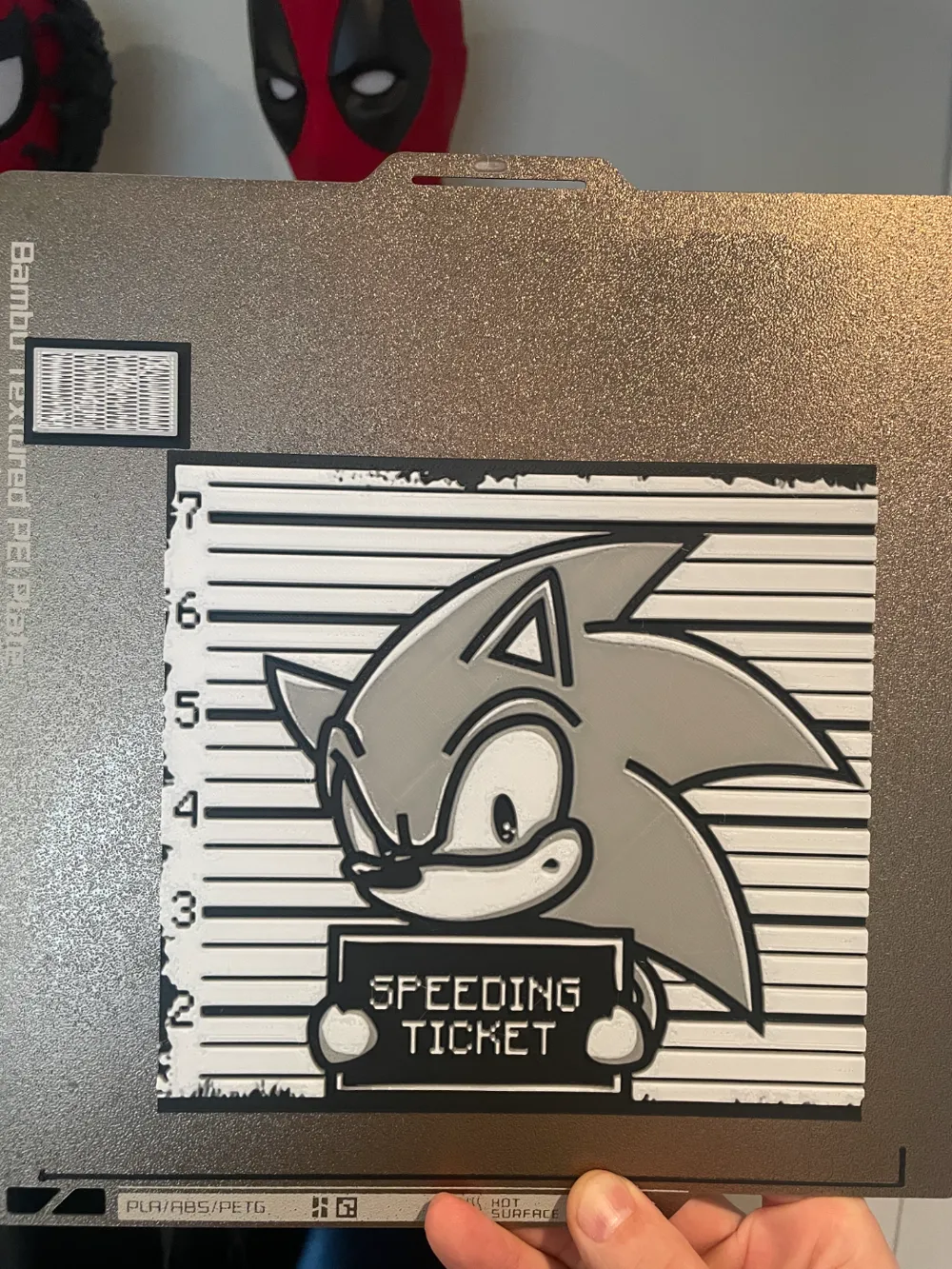 Sonic Wall Art / Funny / Mugshot / Video Game / Decor by 3D Prints This ...