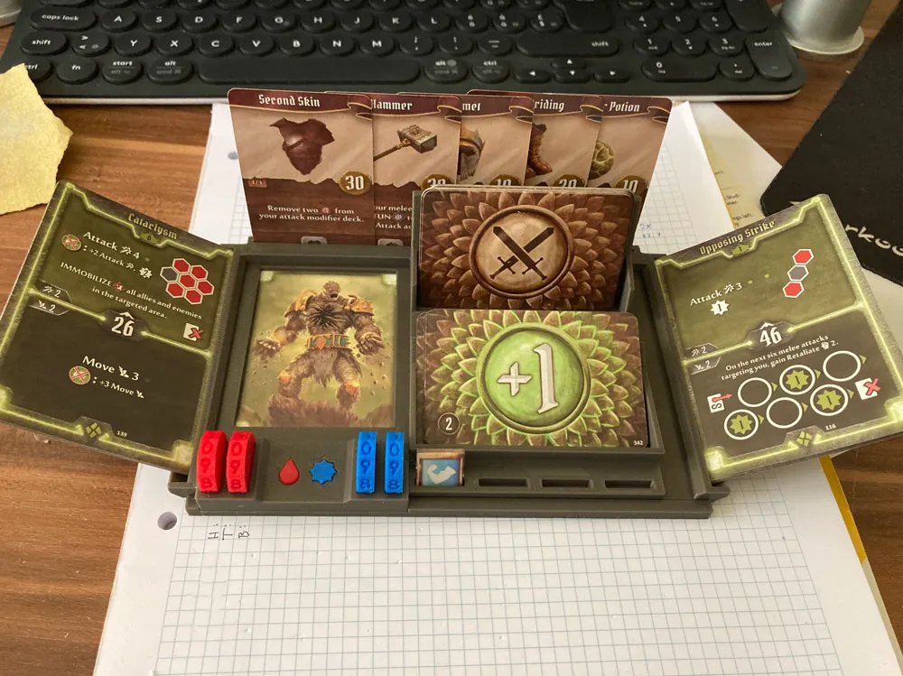 GloomHaven Dashboard - Free 3D Print Model - MakerWorld