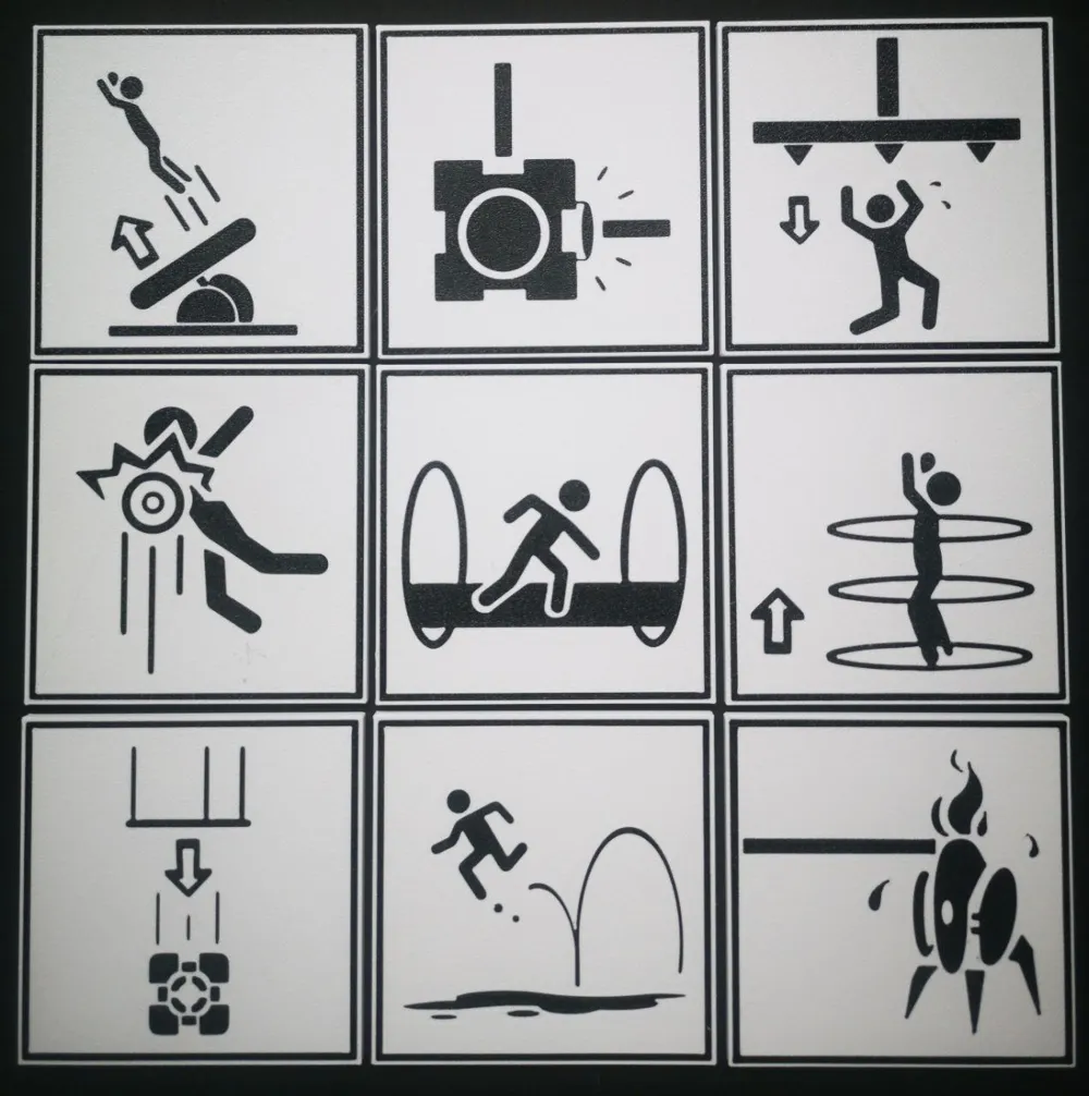 Portal Warning Sign Coasters by BrainStone - MakerWorld